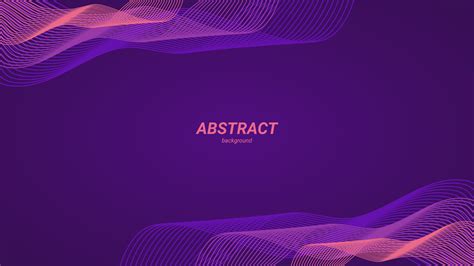 Abstract Purple Background With Wave Minimalist Elegant Design 11469597
