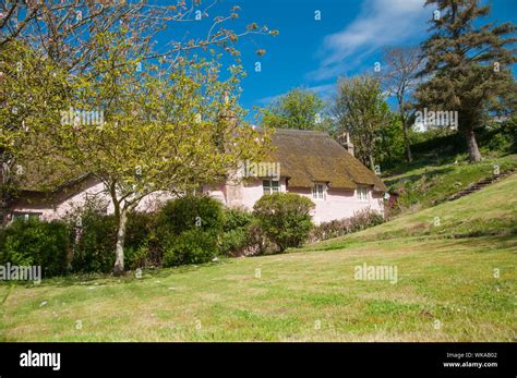 Old School House Cockington Village Nr Torquay Devon England Stock