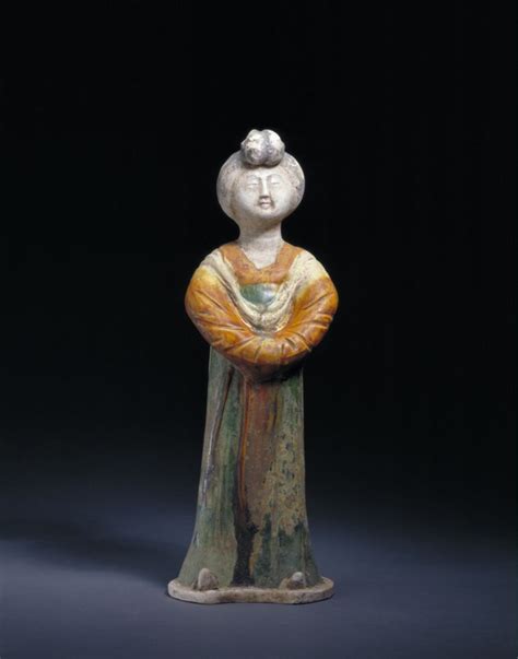 三彩女立俑 故宫博物院