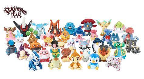 Pokemon Fit Plushies Featuring Sinnoh Pokemon Announced In Japan