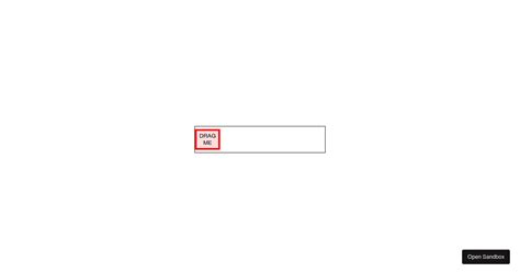 React Draggable By X Axis Only Codesandbox