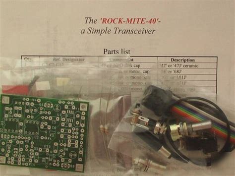 Rockmite Qrp 40 And 20 Meter Transceiver Kits And More