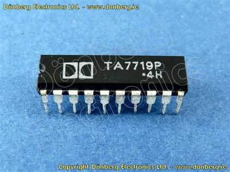 Semiconductor: TA7719 (TA 7719) - PREAMPLIFIER/LINE AMPLIFIER...