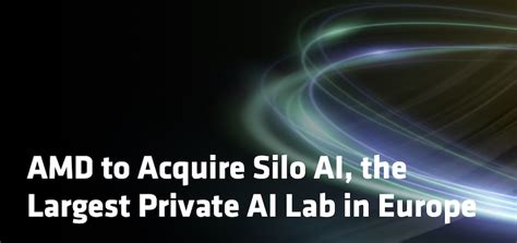 Genjot Solusi Kecerdasan Buatan AMD Akuisisi Silo AI Hybrid Co Id
