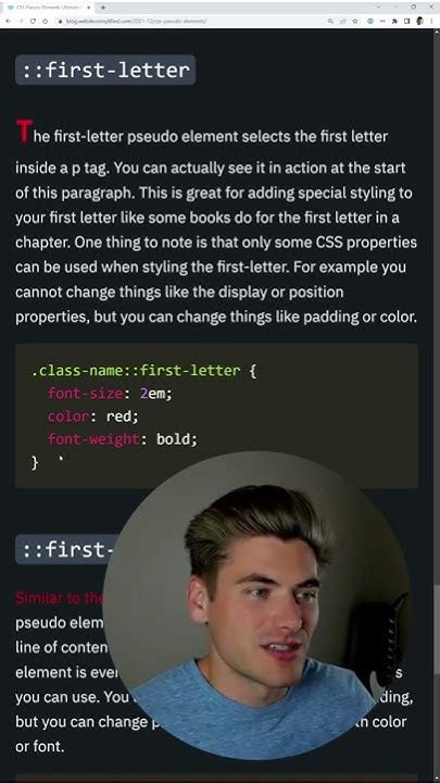 3 Amazing Pseudo Elements You Have Probably Never Used Youtube