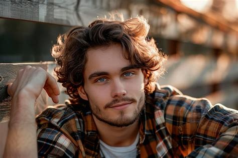 Premium Photo Portrait Nice Cheerful Fresh Sweet Adorable Attractive