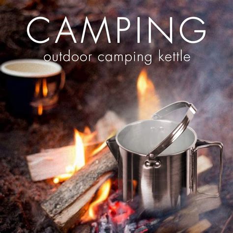 12l Outdoor Camping Kettle Stainless Steel Cookin Grandado