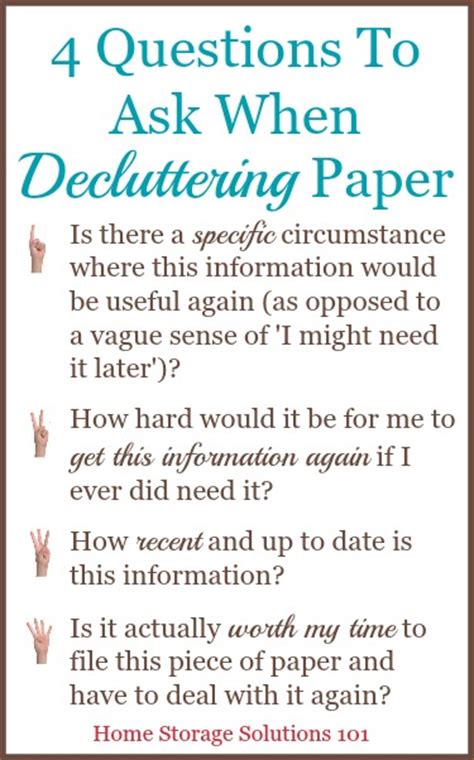 How To Declutter Your Piles Of Paper