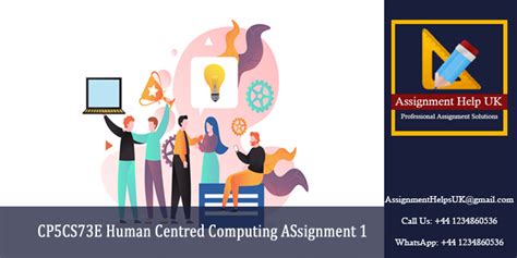 Cp5cs73e Human Centred Computing Assignment 1 Uk