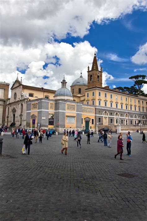 Popolo Square In Rome Editorial Photo Image Of Rome 32992751