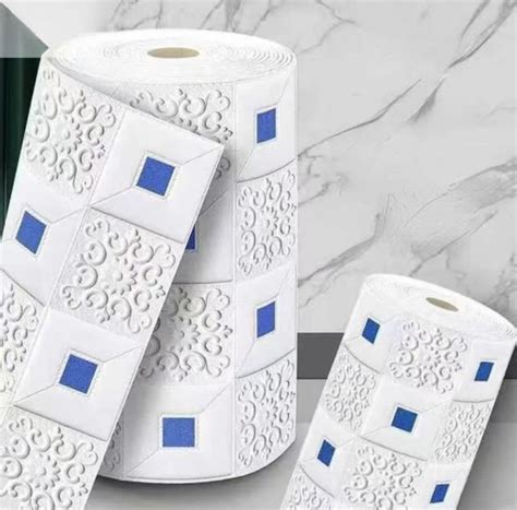 Стеновая панель Панели самоклеющиеся для стен плитка 70 смx5м мягкие 3д 3d интерьерные пвх