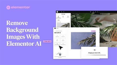 how to remove background images with elementor ai page builder center