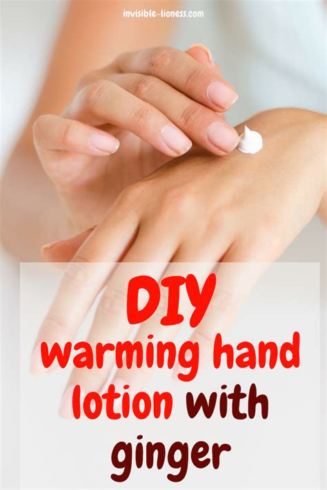 How To Make A Diy Hand Warming Lotion For Cold Hands Lotion Diy