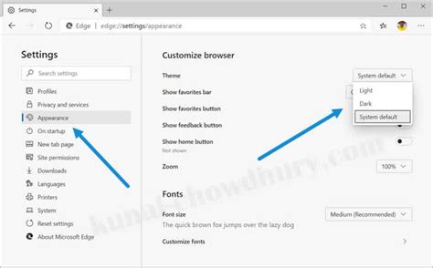How To Enable Dark Theme Mode On Microsoft Edge Chromium Browser