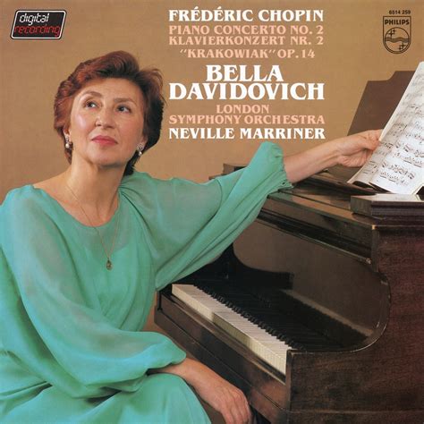 ‎chopin Piano Concerto No 2 Krakowiak Bella Davidovich — Complete Philips Recordings Vol 3