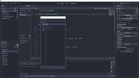 Visual Artifact In Node Select Window · Issue 71680 · Godotengine