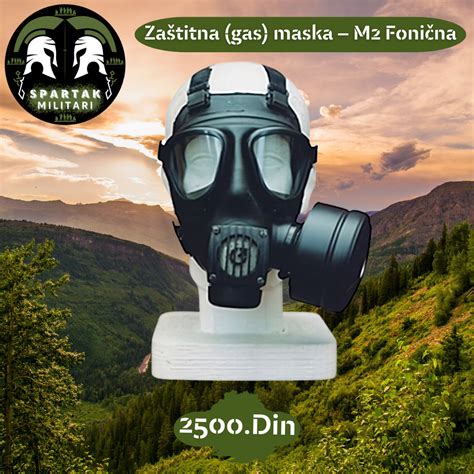 Zaštitna (gas) Maska - M2 Fonična - Spartak Militari