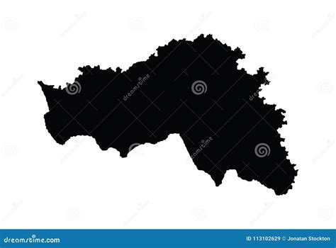 Carte De Belgorod Oblast Illustration De Carte Doblast De La Russie