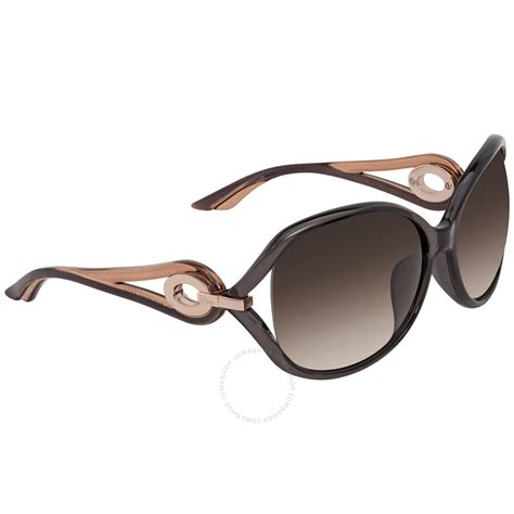 Dior Brown Gradient Oversized Ladies Sunglasses Diorvolute2f 040i 62