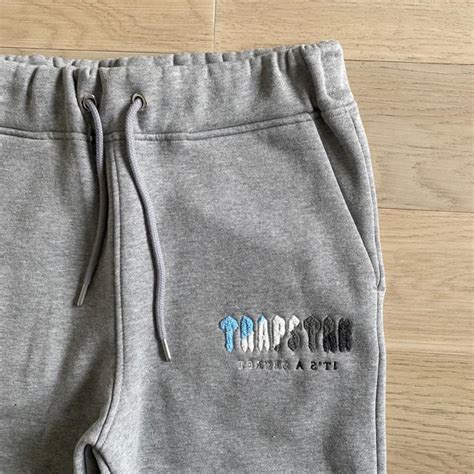 Trapstar Ice Cold Chenille Decoded Tracksuit Ice Depop