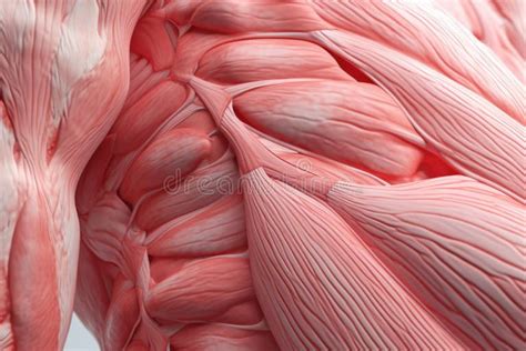 A Close Up View Of The Muscles Of A Flamingo This Image Can Be Used To