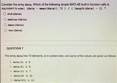 [solved] consider the array data which of the fol solutioninn