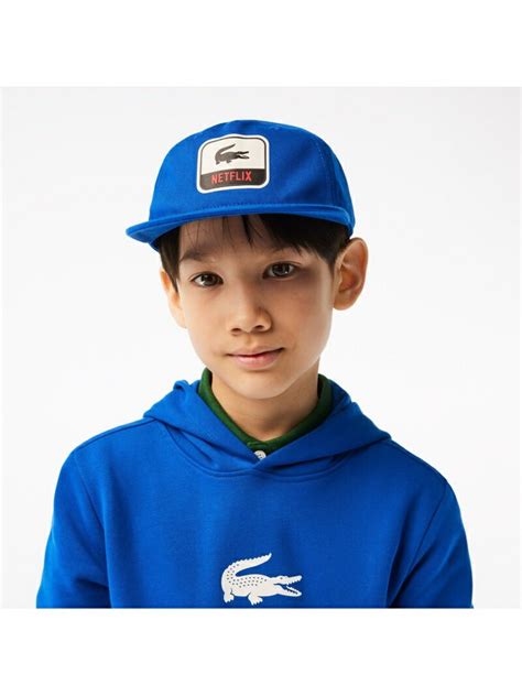 【楽天市場】【sale／40 Off】『lacoste X Netflix』 スナップバックキッズキャップ Lacoste ラコステ 帽子
