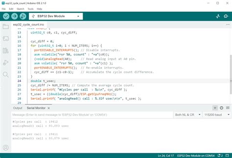 การทดสอบหาระยะเวลาในการทำคำสั่งสำหรับ Arduino Esp32 Iot Engineering