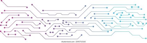 Circuit Board Electronics Digital Technology Banner Stock Vector Royalty Free 2526435615