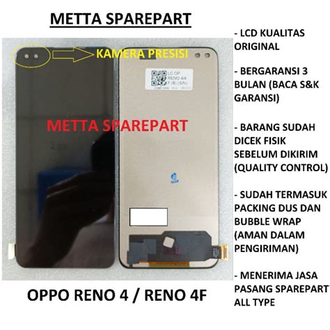 Jual Original Oem Lcd Touchscreen Oppo Reno 4 Oppo Reno 4f Kamera
