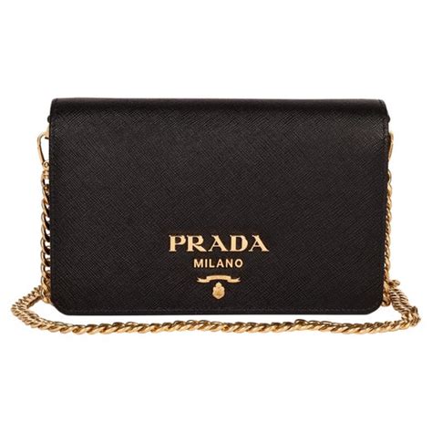 Prada Black Leather Coat At 1stdibs