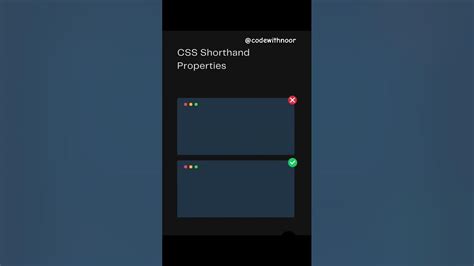 Css Shorthand Properties For Beginners Shorts Viralvideo Trending Youtube
