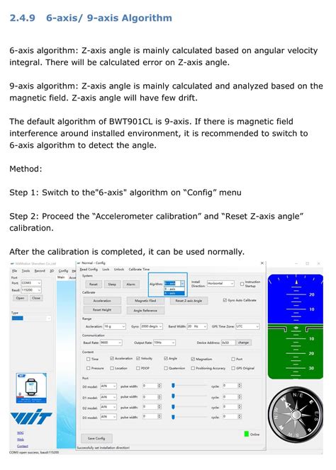 wit motion bluetootn 2 0 inclinometer sensor user manual