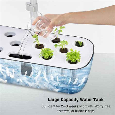 Hydroponics Growing System Indoor Germination Kit 12 Pods Home