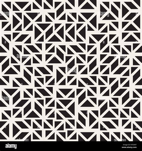 Vector Seamless Triangle Parallelogram Blocks Irregular Line Grig