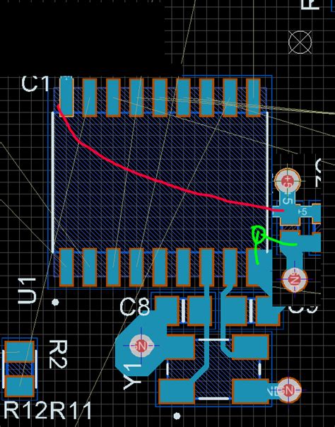 Emc VDD Pin Is Opposite From GND Pin Which Layout Is More Effective For Decoupling And