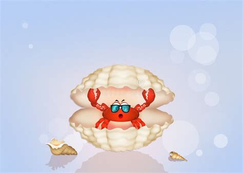 Crab In The Shell Stock Illustration Illustration Of Holidays 70130018