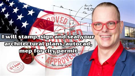 Stamp Seal And Sign Your Architectural Plans Mep For City Permit