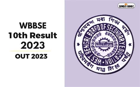 West Bengal Madhyamik Result 2023 Out Today