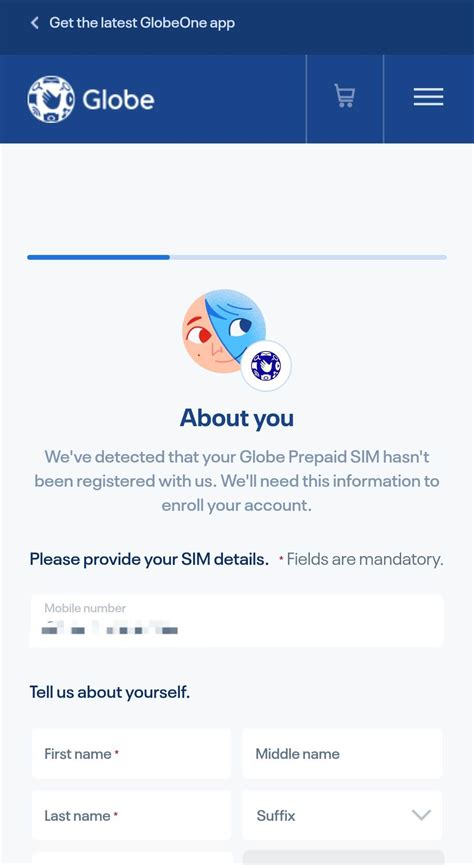 How To Register Your Prepaid Globe SIM Via GlobeOne App With Screenshots Iloilo Blogger She Mae