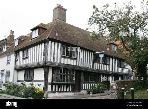 Church Square In The Historic Cinque Port Tourist Town Of Rye In Sussex
