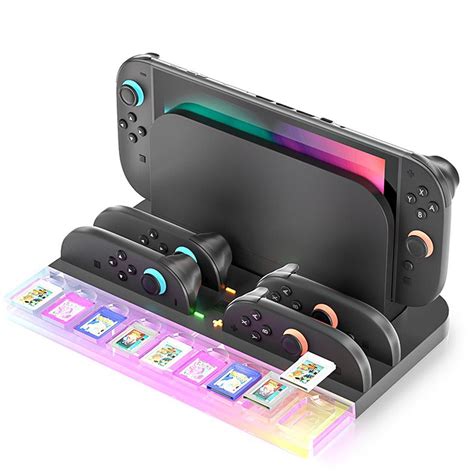 Switch 2 Joy Con Charging Dock Charger Stand Station For Nintendo Switch 2 Controllers Magnetic