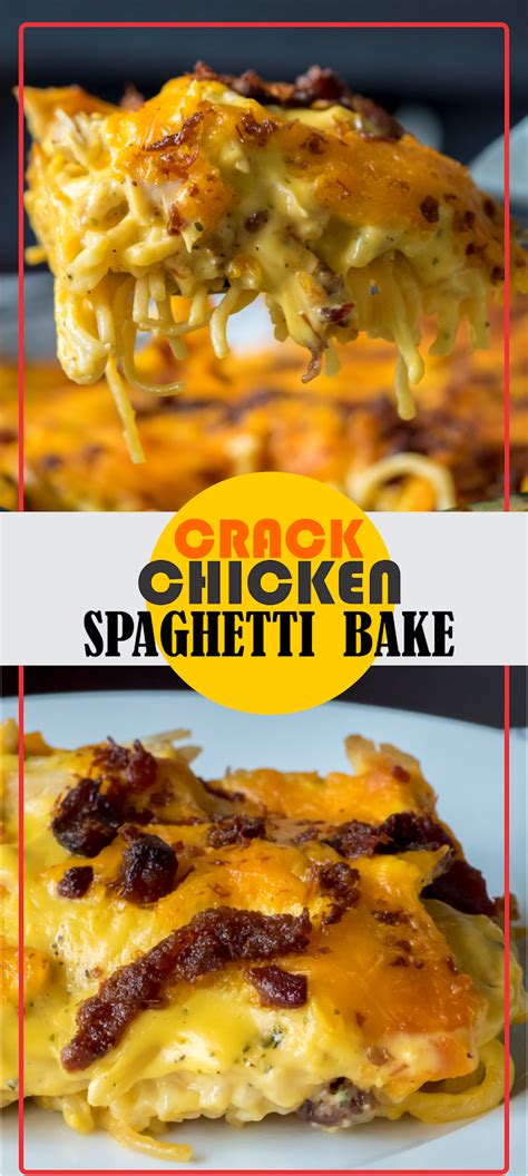 Crack Chicken Spaghetti Bake Show You Recipes