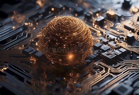 3d abstract blockchain network concept stock illustration