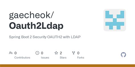 GitHub Gaecheok Oauth Ldap Spring Boot Security OAUTH With LDAP