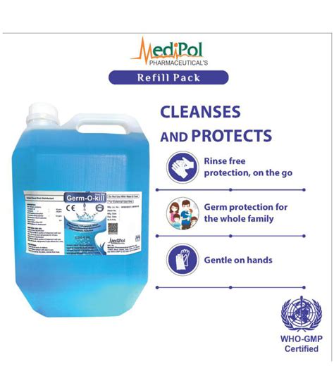 Medipol Germ O Kill Can Hand Sanitizer 5000 ML Pack Of 1 Buy Medipol