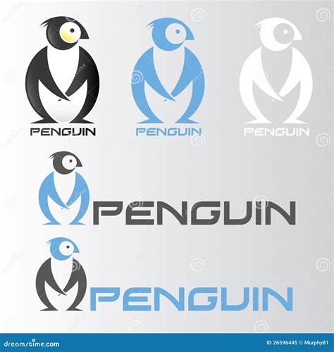 Penguin Symbol Stock Vector Illustration Of Cartoon 26596445