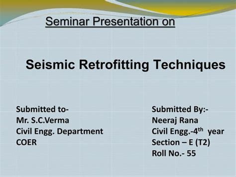 Retrofitting