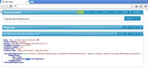 Quick Start Rest Service Application In Net Codeproject