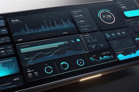 Premium Photo Futuristic Dashboard Ui
